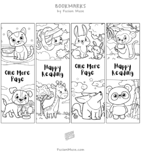 Free Coloring Bookmark Printables for Kids | Fun and Creative Designs