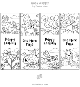 Free Coloring Bookmark Printables for Kids | Fun and Creative Designs
