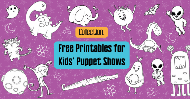 Collection of Free Printables for Kids' Puppet Shows - Fusion Muse