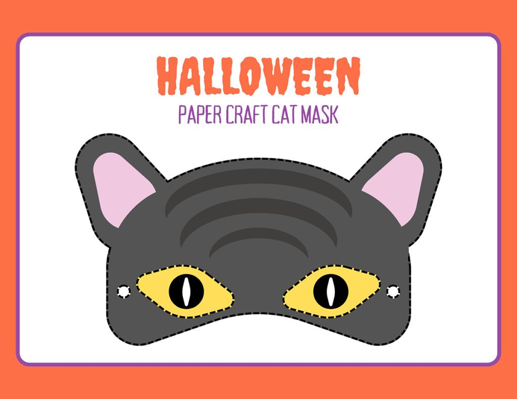Halloween DIY Paper Mask Templates | Free Printable Halloween Masks