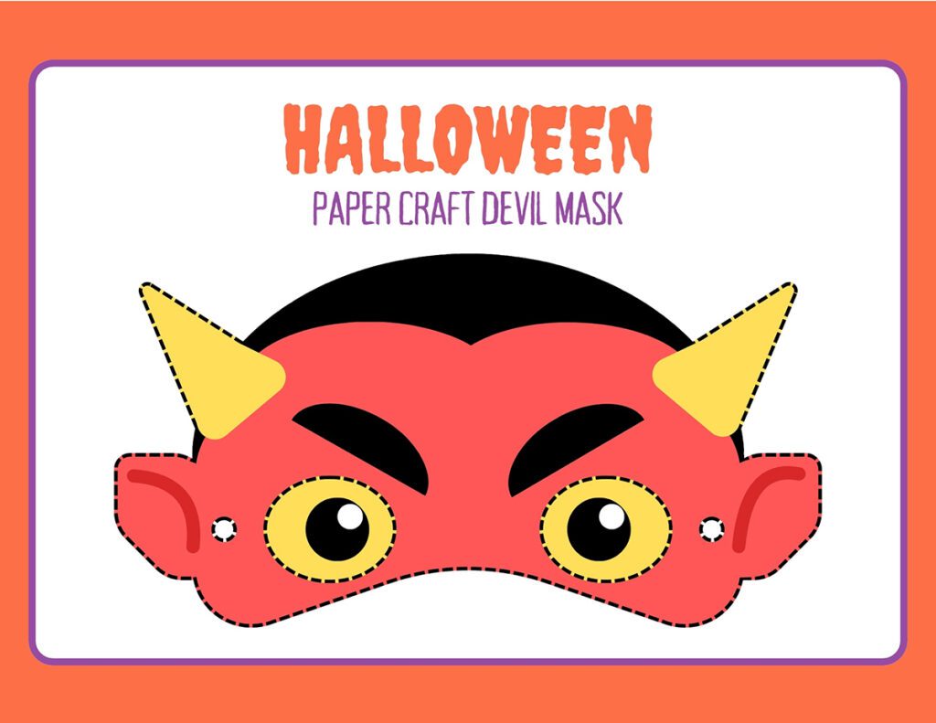 Halloween DIY Paper Mask Templates | Free Printable Halloween Masks