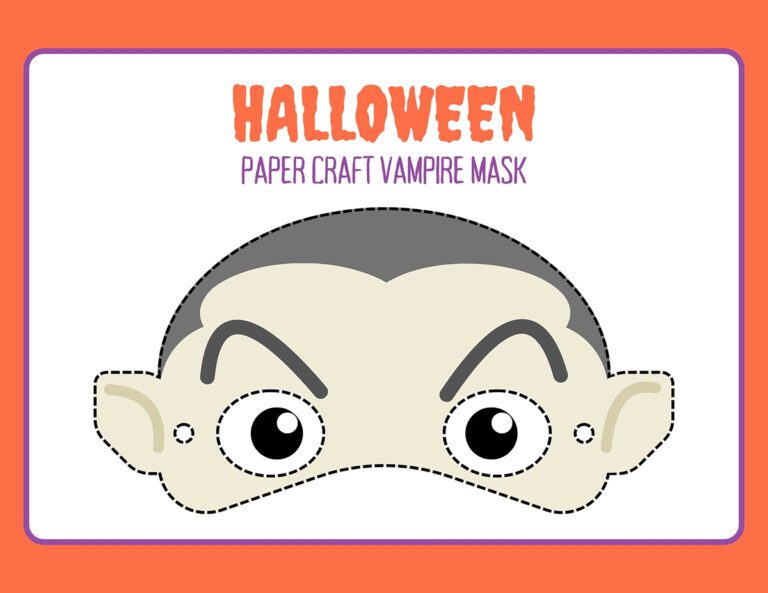 Halloween DIY Paper Mask Templates | Free Printable Halloween Masks