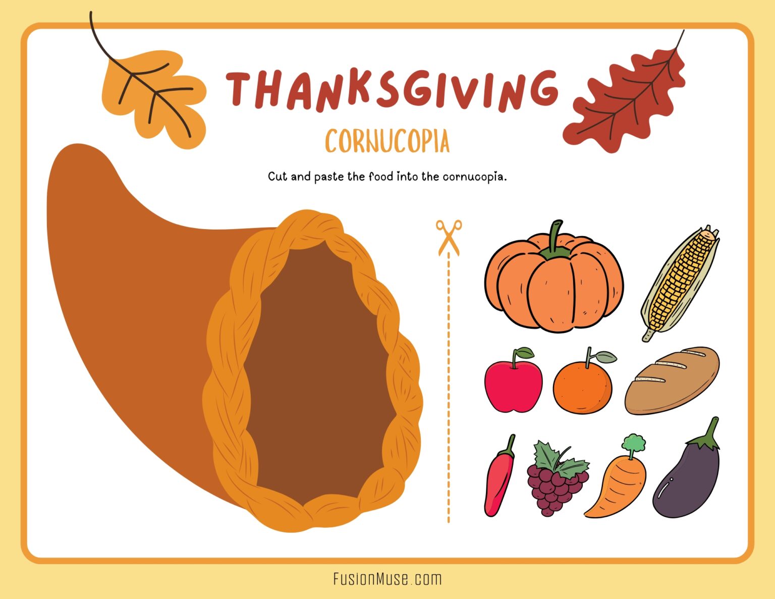 Free Thanksgiving Activities and Printable Crafts for Kids
